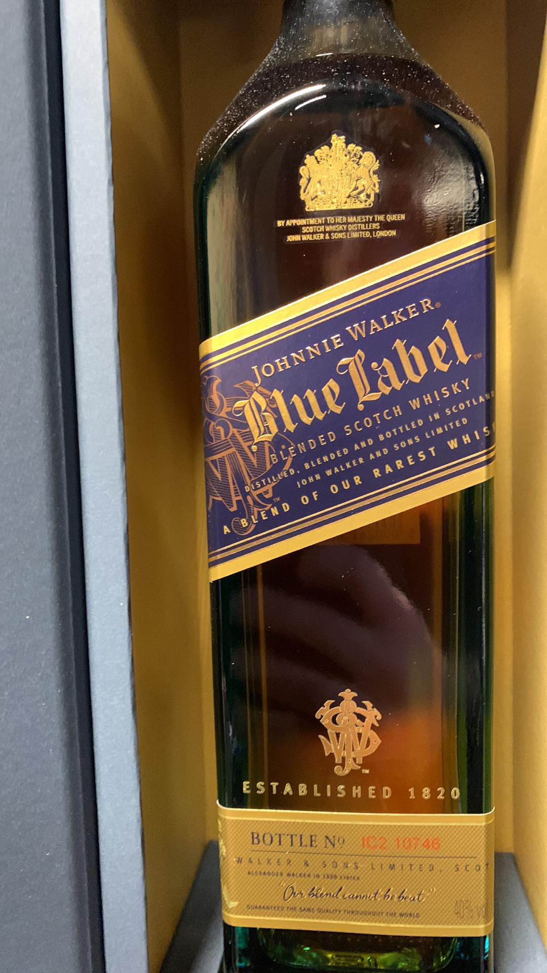 Johnnie walker blue label 40% | WhiskyExclusive