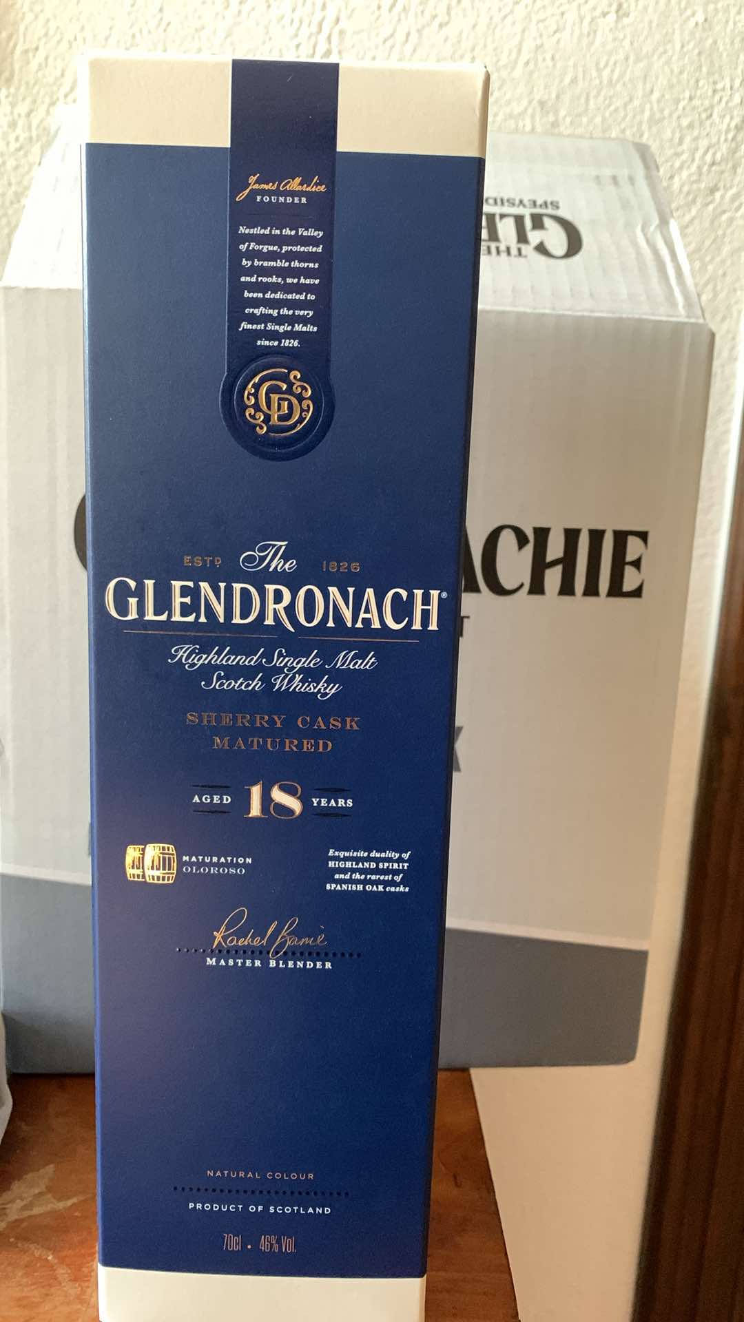 Glendronach 18 years 2024 46% new box design – WhiskyExclusive